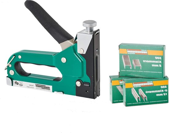 Tacker in plastic koffer - Compact en draagbaar - Brüder M48410 | bol