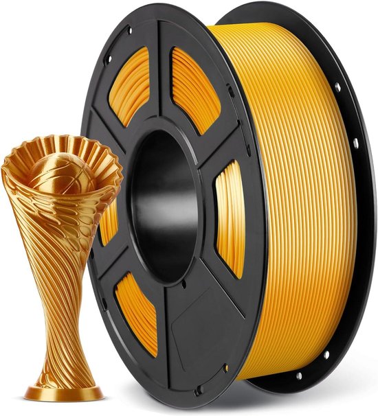 Silk Gold 1.75mm PLA Filament - Glossy Finish - 1KG Spool ...