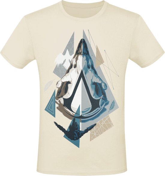 Assassin's Creed Angles T-shirt ecru S - Katoen - Duurzaamheid, Fan ...