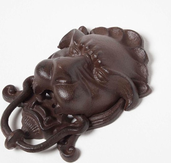 Homescapes Deurklopper - Gietijzer - Leeuwenkop | bol