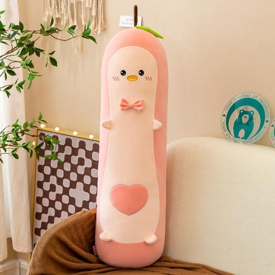 Knuffeldier lang kussen groot squishy pluche zacht - avocado Kawaii ...