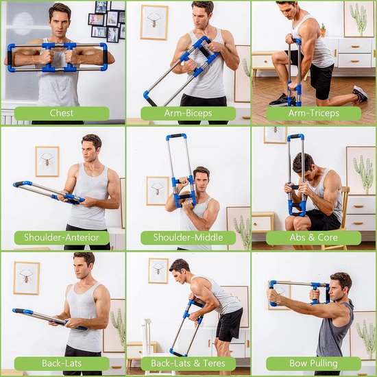 Goodivery ® Effectieve Weerstandsstaaf voor Thuisfitness en ...