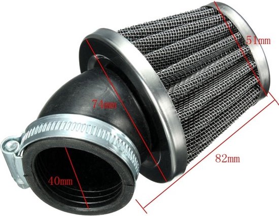 Crossmotor Luchtfilter zwart | bol.com