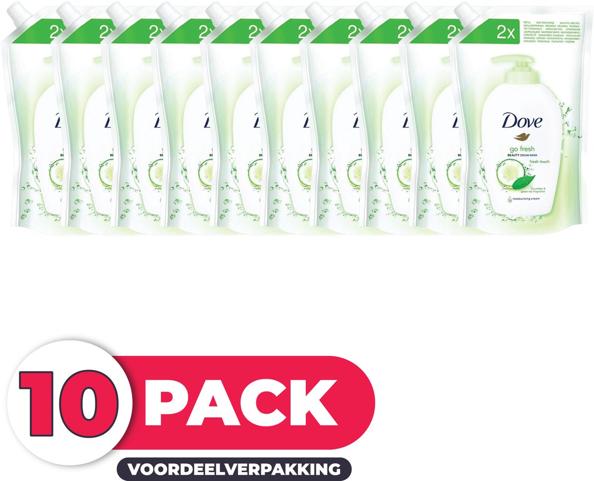 Dove Komkommer & Groene Thee Handzeep 10x500ml | bol