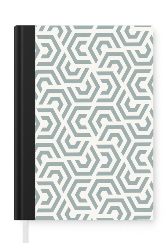 Carnet - Carnet d'écriture - Design - Ligne - Motif - Vert - Carnet ...