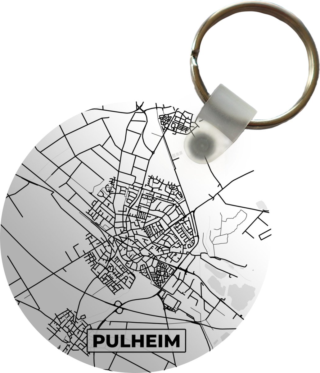 Sleutelhanger - Plattegrond - Stadskaart - Pulheim - Kaart - Plastic ...