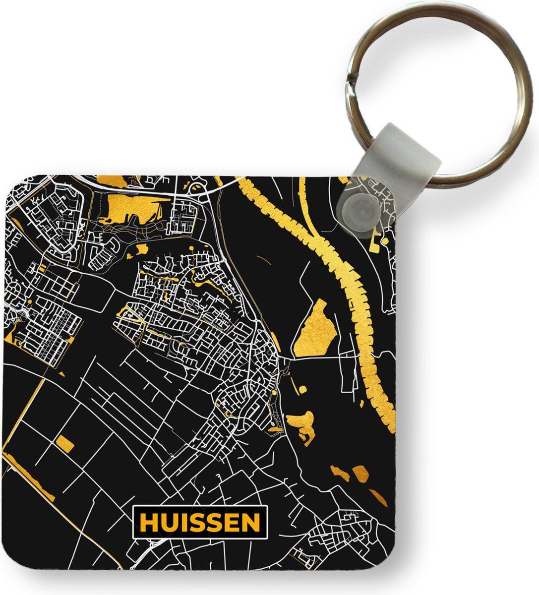Sleutelhanger - Uitdeelcadeautjes - Plattegrond - Huissen - Stadskaart ...