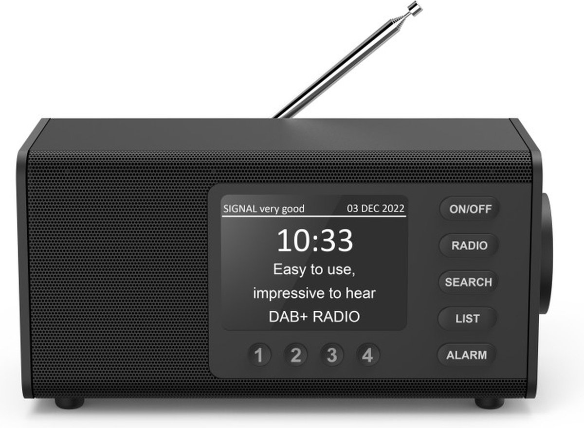 Hama Digital Radio, DR1000 FM/DAB/DAB+, zwart | bol.com