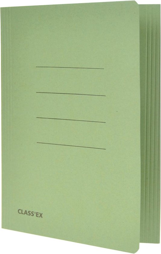 Class'ex dossiermap, 3 kleppen ft 18,2 x 22,5 cm (voor ft schrift ...
