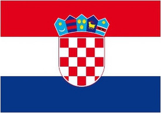 10x Binnen en buiten stickers Kroatie - Kroatische vlag stickers ...
