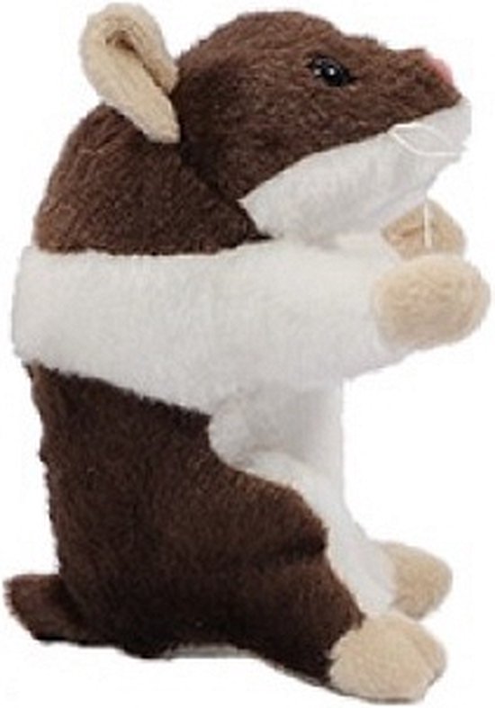 Pluche hamsters knuffel 13 cm bruin | bol.com
