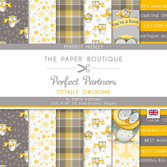 Totally Owlsome 8x8 Inch Decorative Papers (PB1757) | bol.com