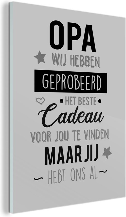 Opa - Quote - Zwart - Wit | bol.com