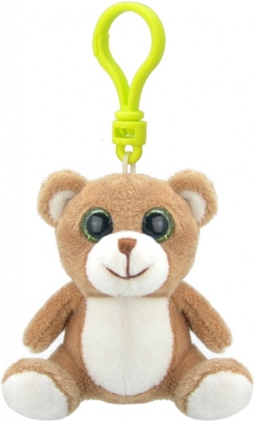 2x stuks pluche beer sleutelhanger 9 cm - Beren mini knuffels | bol.com