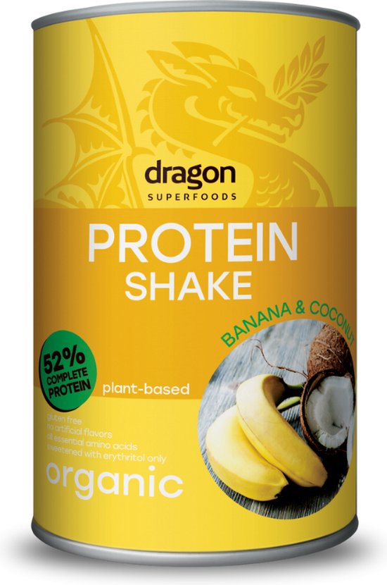 Dragon Superfoods | Protein Shake Banana & Coconut (450 g) | bol.com