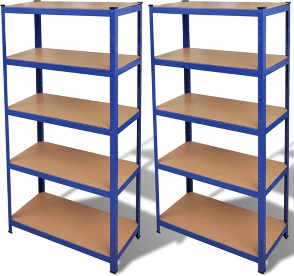 vidaXL Opbergrekken 2 st blauw | bol.com