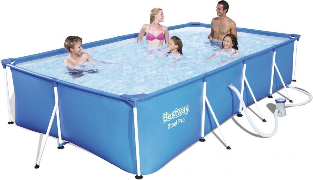 Bestway Fam. Splash Frame Pool - 4.0m x 2.11m x 81cm - 5700L | bol.com