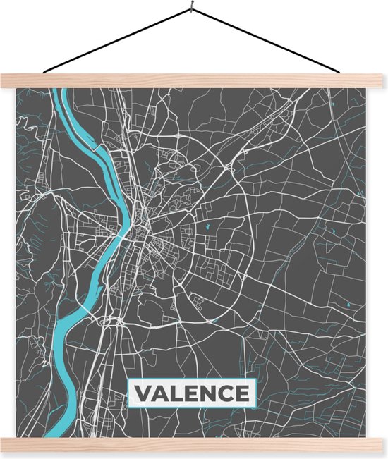 Posterhanger incl. Poster - Schoolplaat - Stadskaart - Plattegrond ...