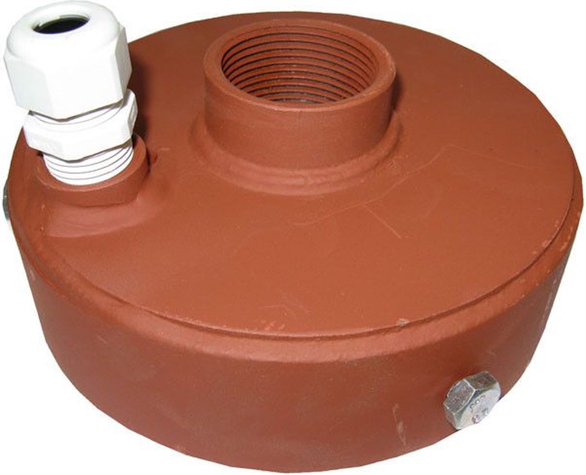 metalen putdeksel tbv. installatie bronpomp 125 mm doorvoer 2 inch ...