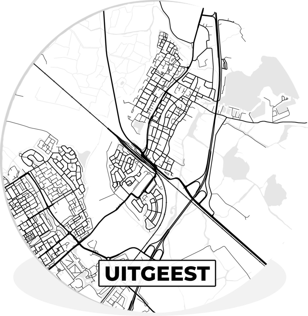Wall Circle - Wall Circle Indoor - Map - Uitgeest - Map - City Map ...
