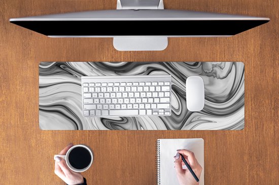 Muismat 90x30 cm - Bureaumat marmer - Computer en desktop accessoires ...