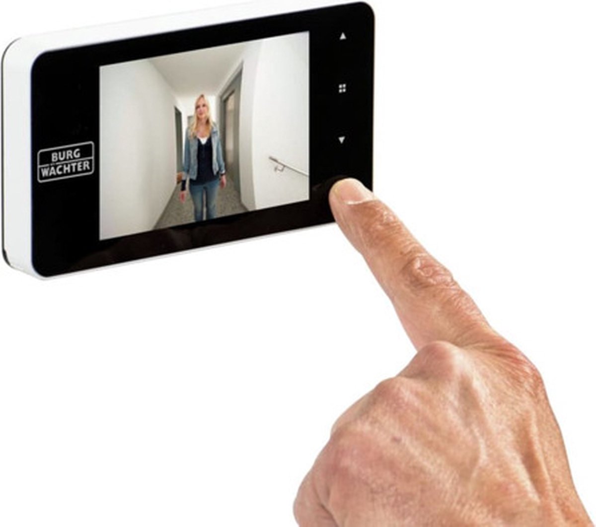 BURG-WÄCHTER Deurbeveiliging kijkgat met camera wit | bol.com
