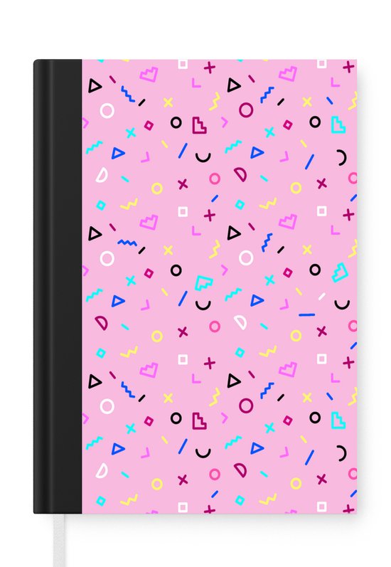 Carnet - Carnet d'écriture - Design - Motifs - Rose - Années 80 ...