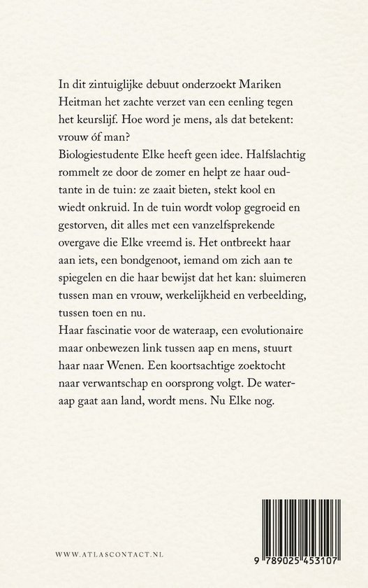 De wateraap, Mariken Heitman | 9789025473785 | Boeken | bol