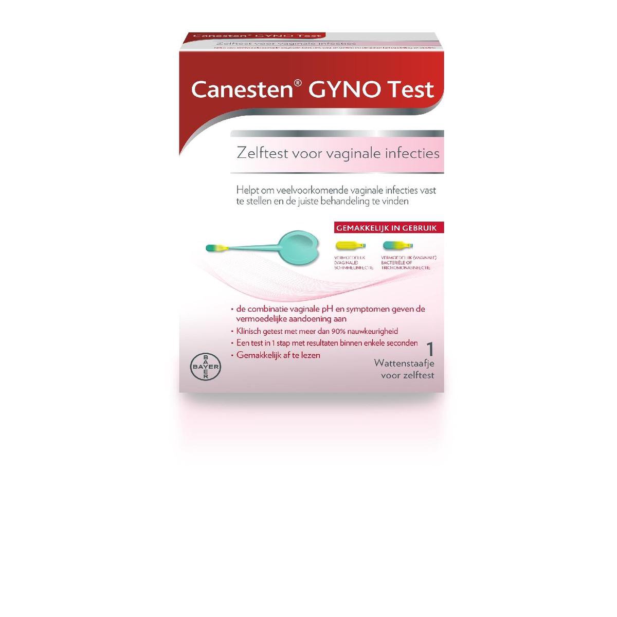Canesten Gyno Test, zelftest voor vaginale infecties, 1 stuks | bol.com