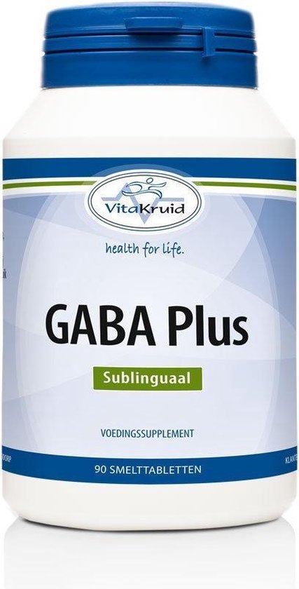 Vitakruid Gaba Plus Sublinguaal Voedingssupplement - 90 smelttabletten | bol.com