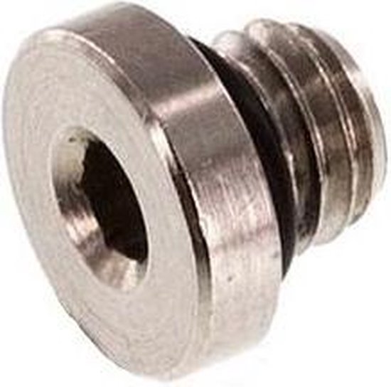 G 3/8'' Vernikkeld Messing Plug met Binnenzeskant en NBR Afdichting 16 ...