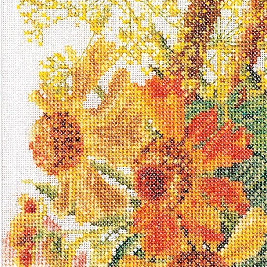 Thea Gouverneur - Borduurpakket met telpatroon - 3064 - Voorgesorteerde DMC Garens -... | bol