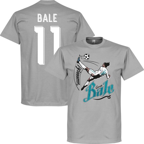 Bale 11 Bicycle Kick T-Shirt - Grijs - L | bol.com