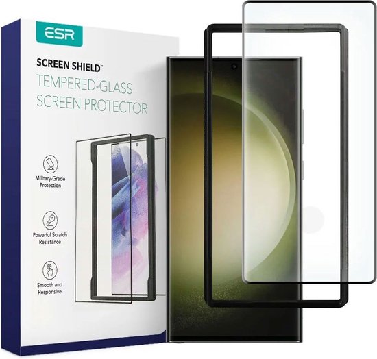 ESR Samsung S23 Ultra Screen Protector Tempered Glass met Montageframe | bol