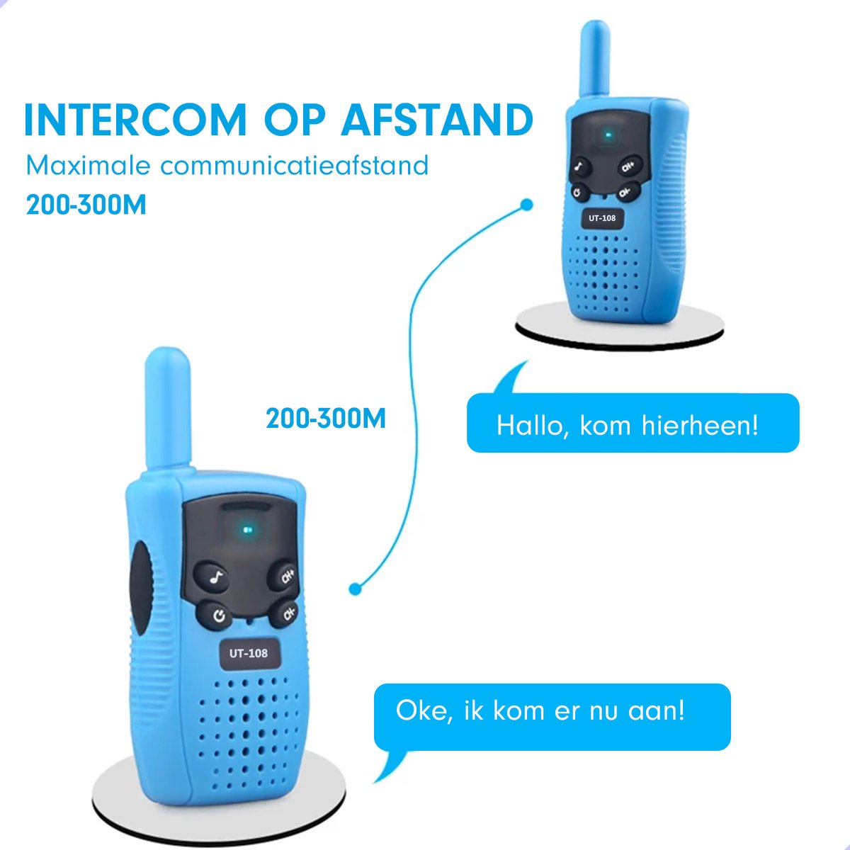 Walkie Talkie Voor Kinderen - Portofoon - Set van 2 Stuks | bol
