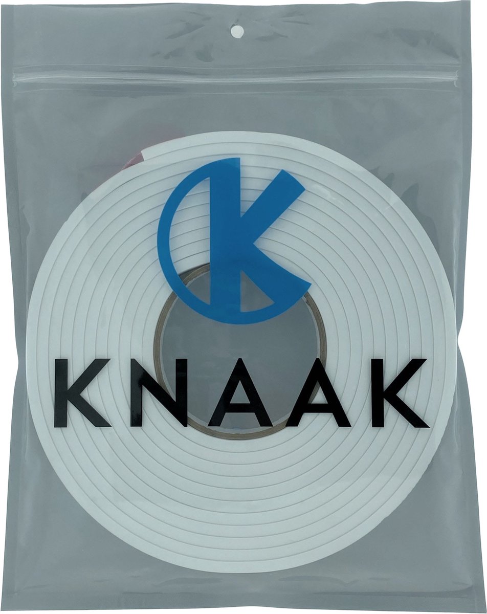 Knaak Foam Tochtstrip voor deuren en/of ramen - 5 meter x 15 millimeter ...