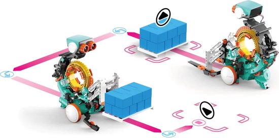 Construct Create 5-in-1 DIY Robot - Cadeau Jongen 10 Jaar - Coding Robot | bol