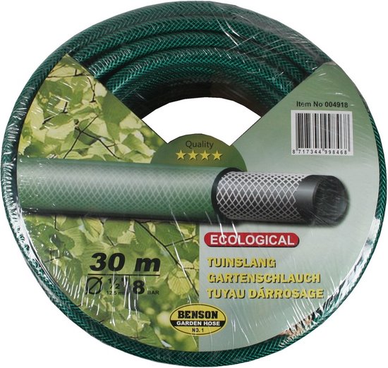 Benson Tuinslang - 30 meter - tot 8 bar - groen - waterslang | bol