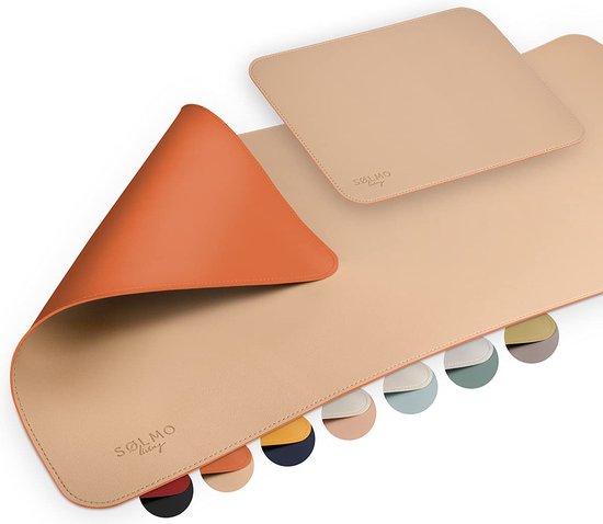 Sølmo® Bureaulegger Petroleum, 60x35cm PU-lederen bureaulegger voor ...