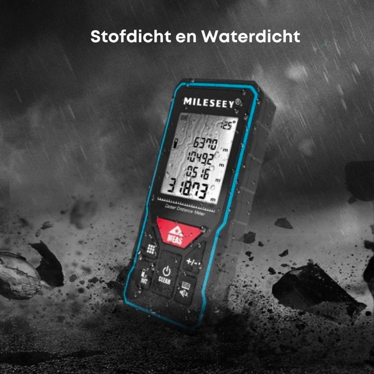 Mileseey® Afstandsmeter - Laser Afstandsmeter - 60 Meter Bereik ...
