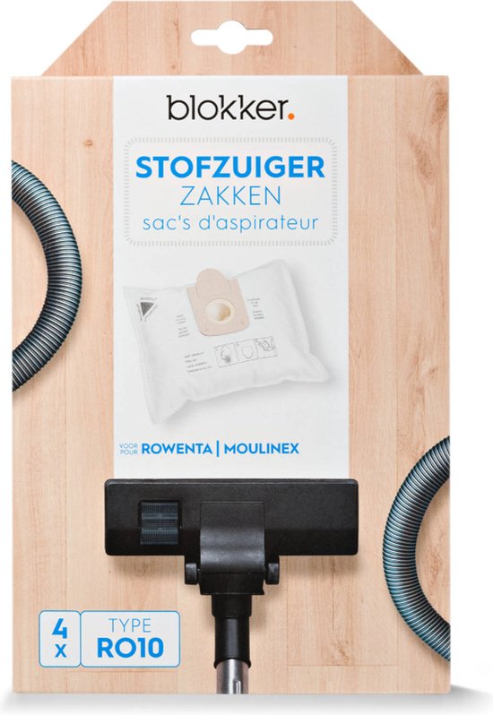 Blokker Stofzuigerzak ro10 - 4 Stuks - Rowenta, Moulinex | bol