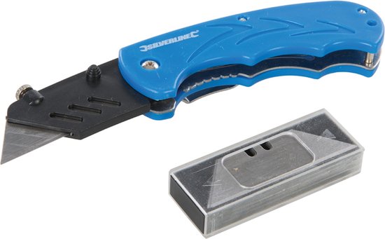 Silverline Vouwmes - Enkelhandige opening - Inclusief 5 mesjes - 160 mm ...