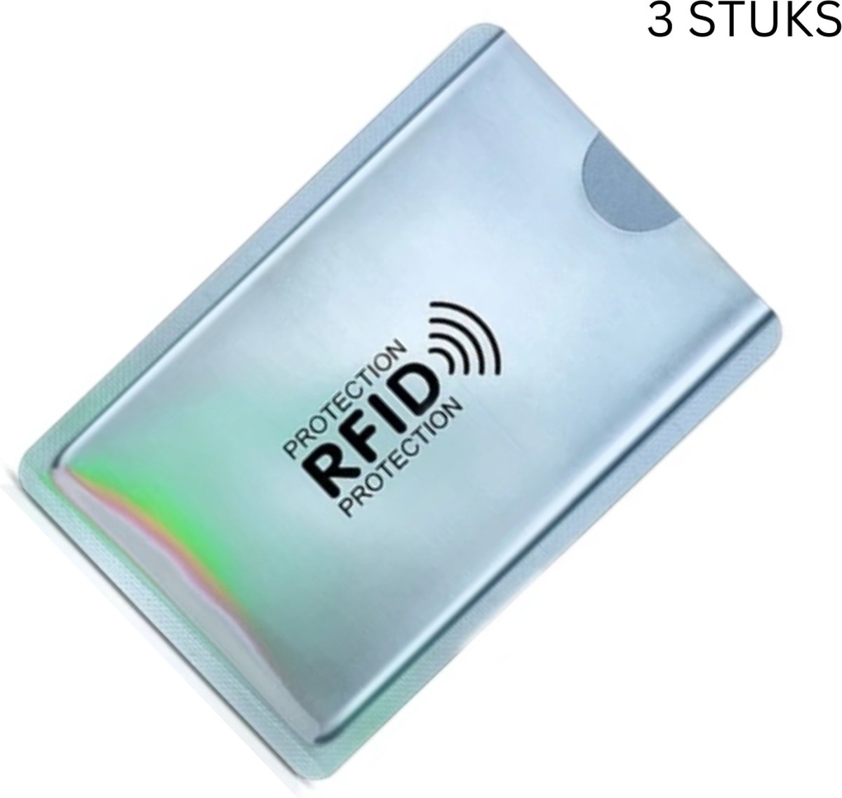 3 Stuks - RFID Pinpas Hoesjes - Holografisch - Bankpas Beschermer ...