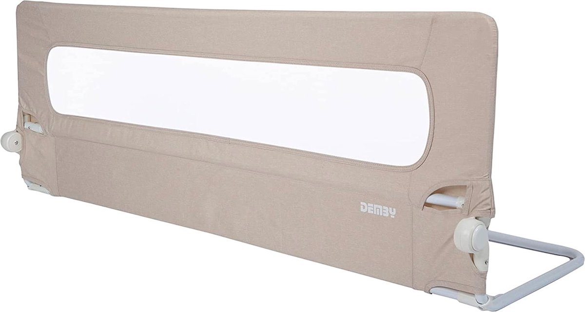 Deryan Demby Bedhekje 140 cm - Opvouwbaar bedhekje - Extra lang - Crème ...
