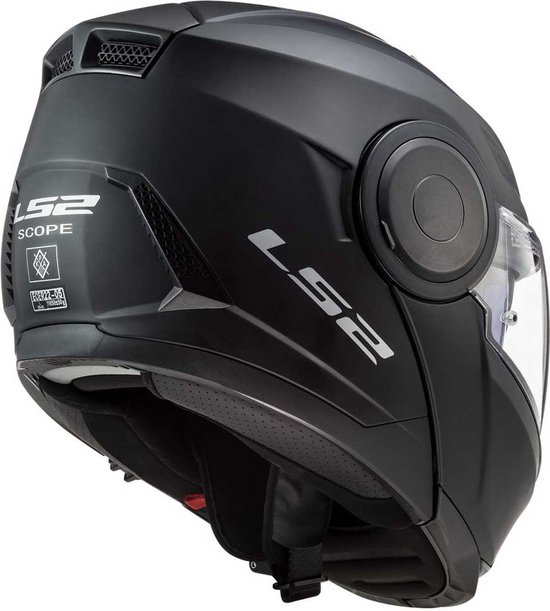 LS2 FF902 Scope Solid Matt Black Modular Helmet S - Maat S - Helm | bol