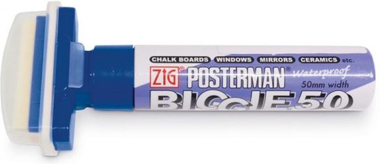 Posterman Watervaste raamstift 50 mm Blauw | bol.com