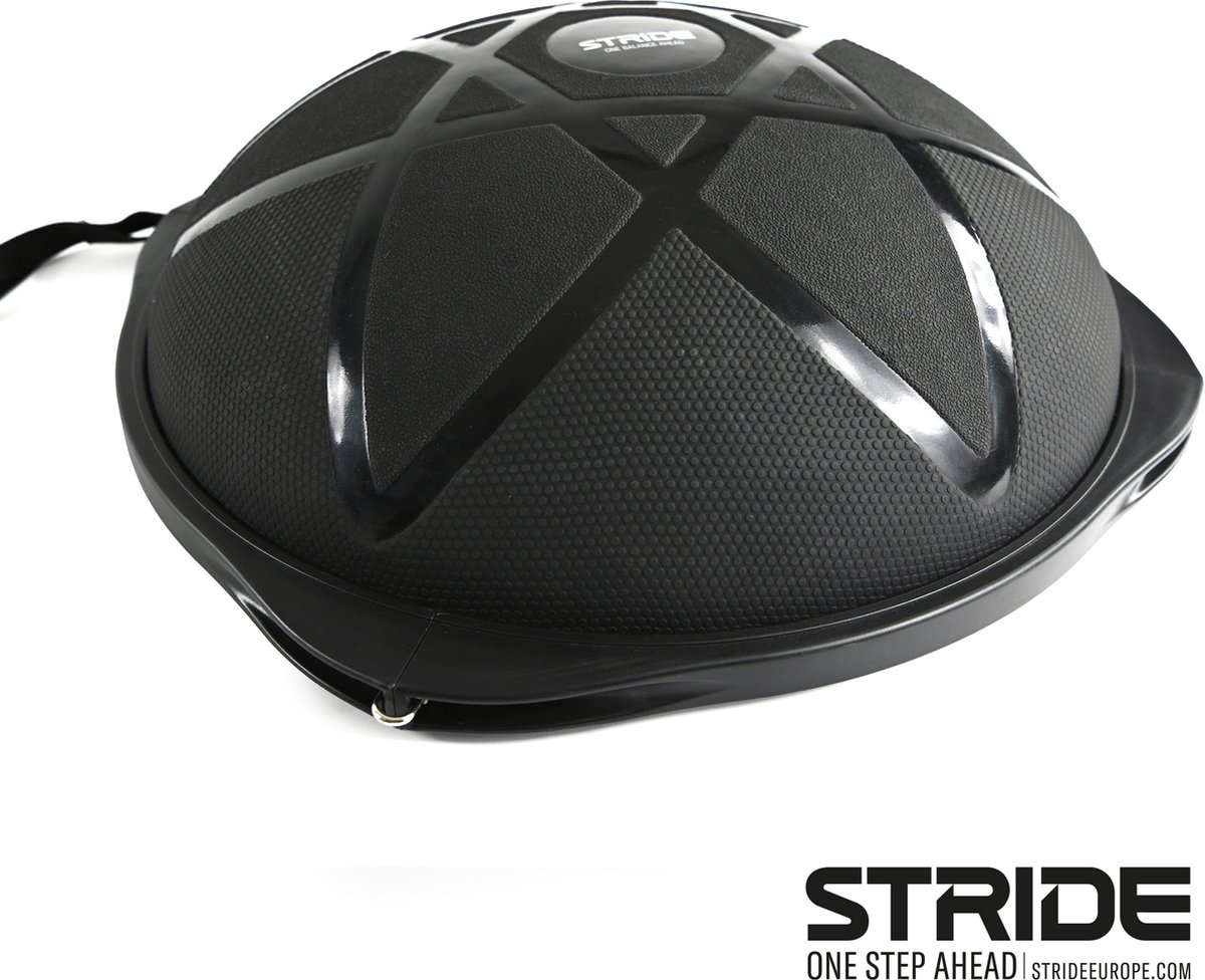 STRIDE - Balance Dome - Balanstrainer - 65 cm - Zwart | bol.com