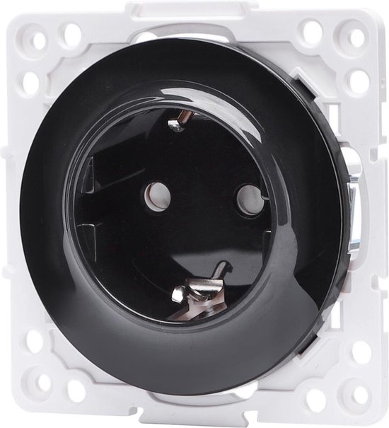 Wandcontactdoos - Inbouw - Rond - Kunststof - 1-voudig Enkel ...