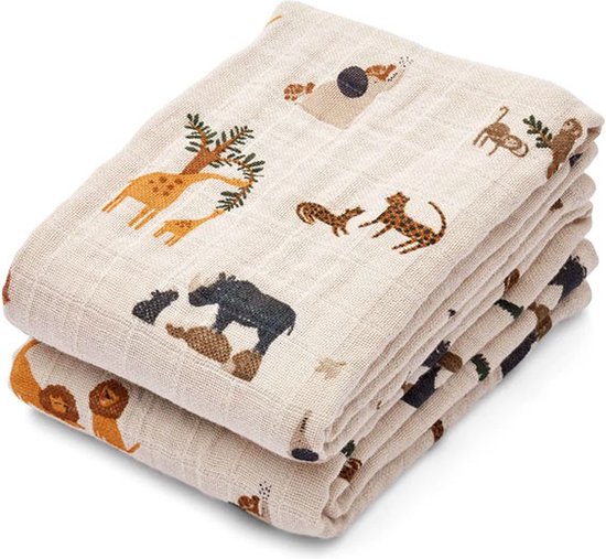 Liewood Lewis tetradoeken 2st All Together / Sandy | bol.com