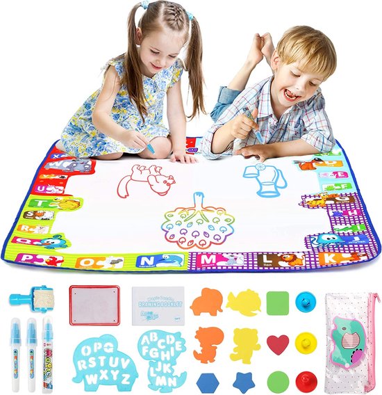 Fansteck Water Doodle Mat, Grand (31In X 31In) Tapis de Dessin Aqua ...
